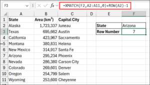 Find Row Number of Matching Value in Excel (5 Easy Ways)