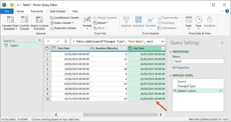How to Add Months to a Date in Excel