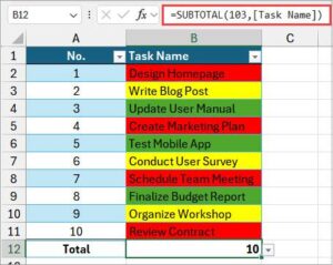 Count Colored Cells in Excel (4 Easy Ways)