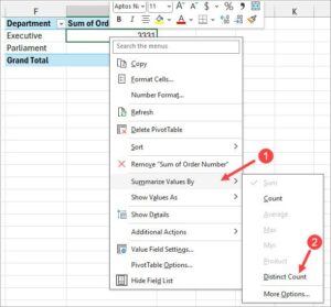 Count Distinct Values in Excel Pivot Table (2 Easy Ways)