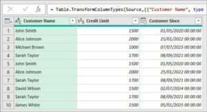 Remove Duplicates in Power Query