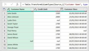 Remove Null Values in Power Query
