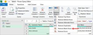 Remove Null Values in Power Query