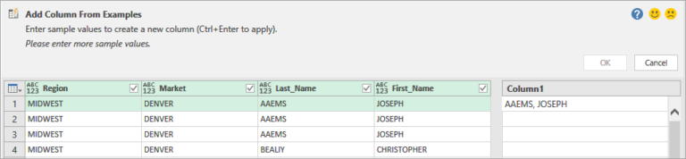 Concatenate in Power Query (Columns, Text, Numbers)
