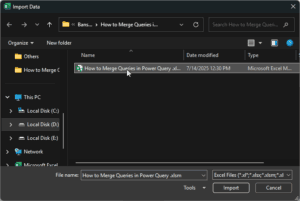How to Merge Queries in Power Query