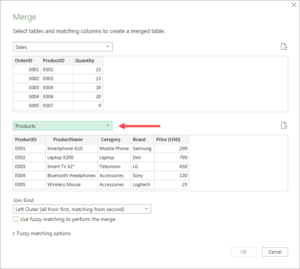How to Merge Queries in Power Query