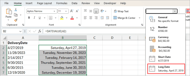 Excel Dates Not Formatting – How to Fix?