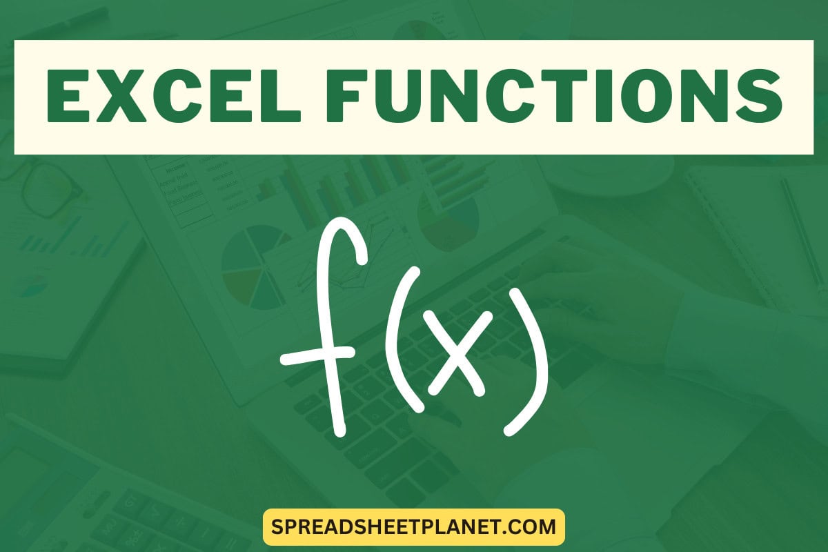 Excel Functions: Complete List by Category