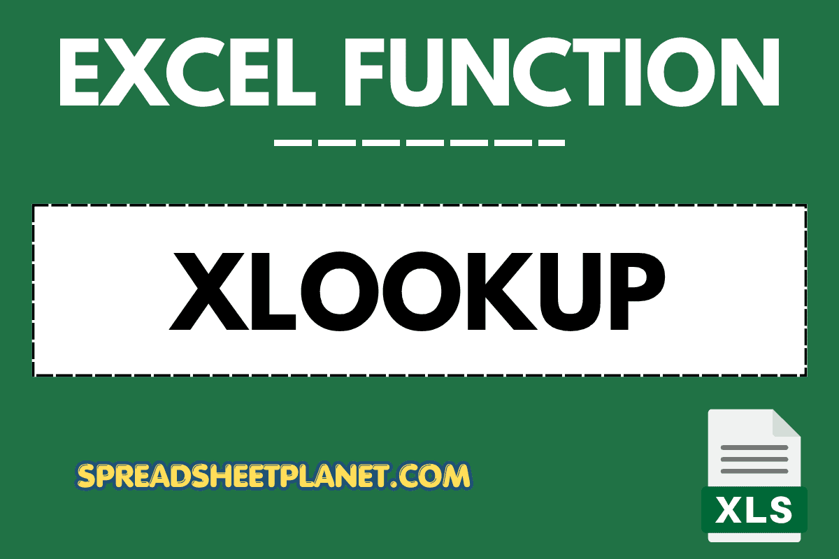 XLOOKUP Function in Excel Made Easy (with 7 Examples)