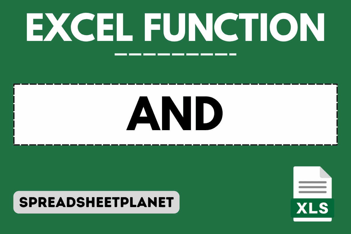 AND Function in Excel (5 Easy Examples)