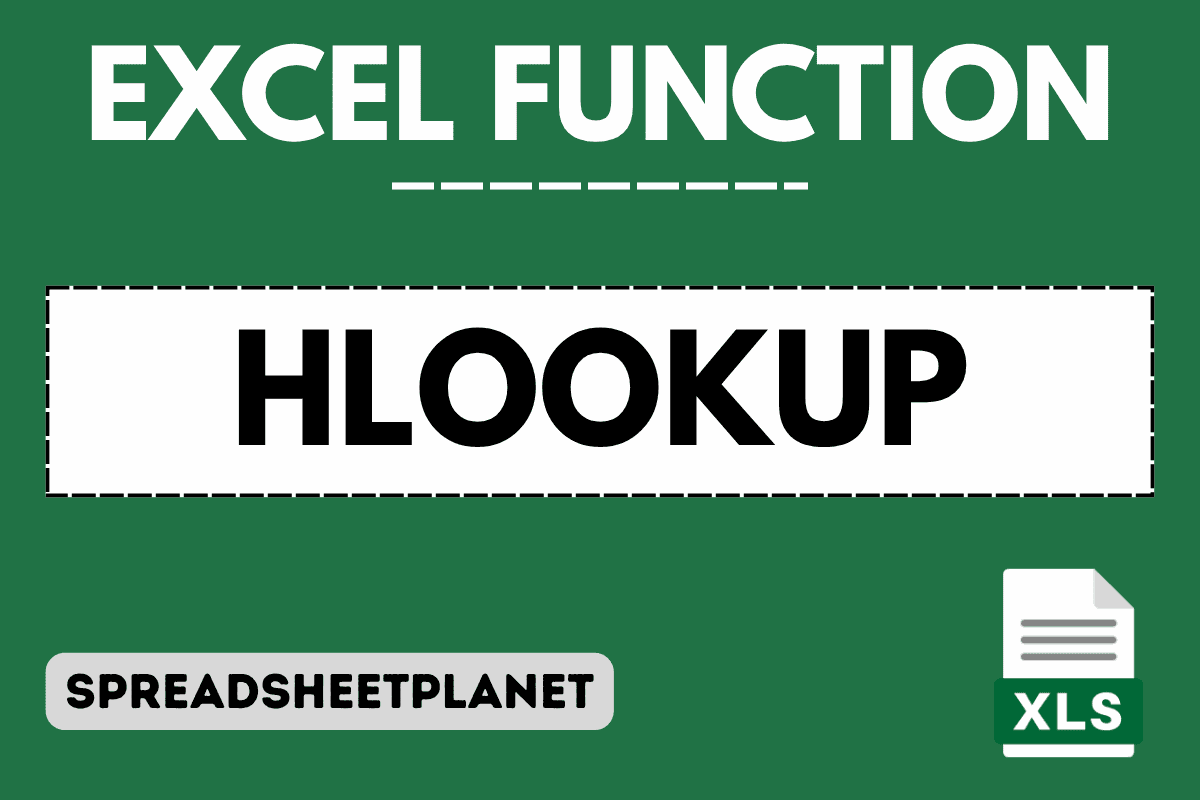 HLOOKUP Function in Excel (5 Easy Examples)