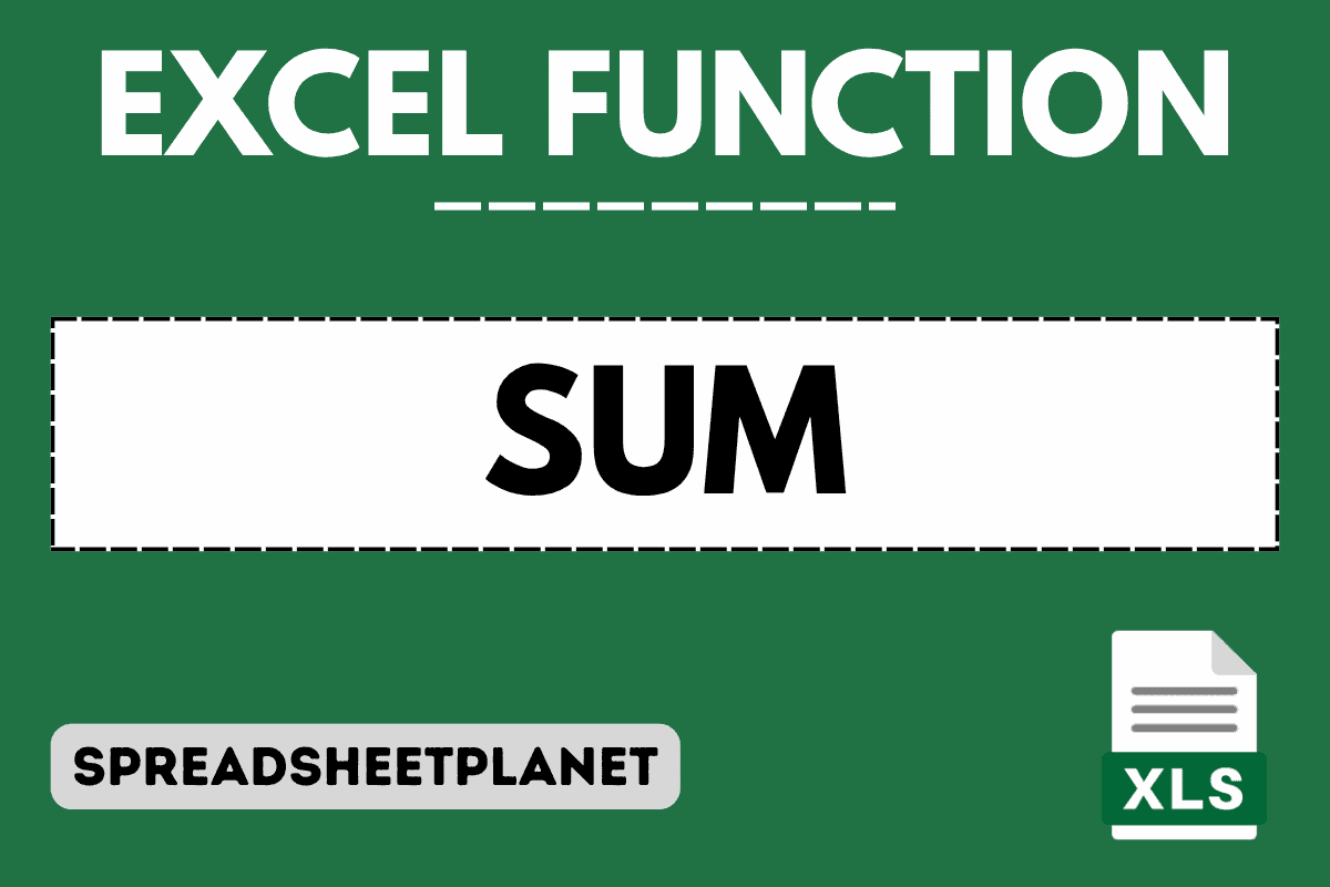 SUM Function in Excel (6 Easy Examples)