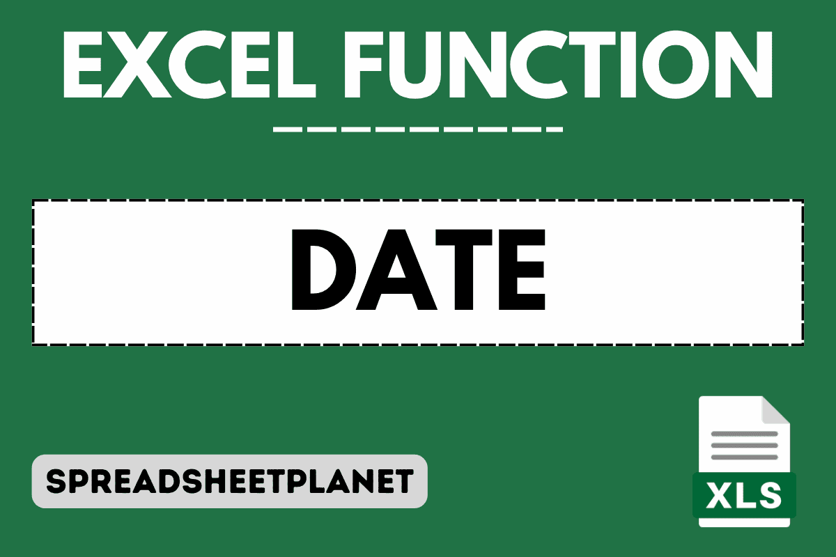 DATE Function in Excel (6 Easy Examples)