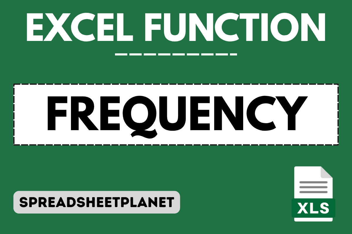 FREQUENCY Function in Excel (5 Easy Examples)