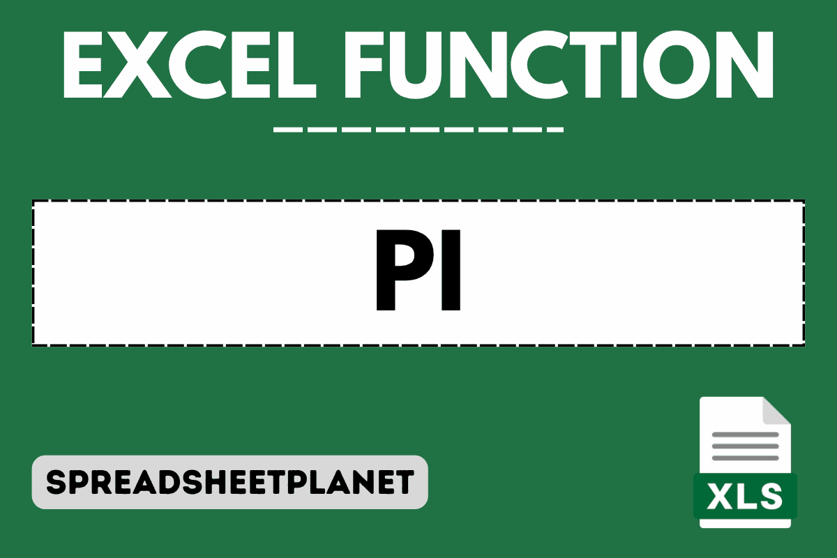 PI Function in Excel (4 Easy Examples)