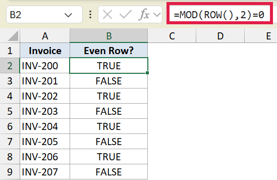 ROW Function in Excel (5 Easy Examples)
